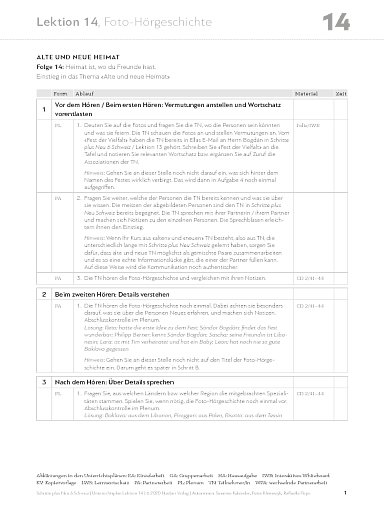 Schritte plus Neu Schweiz | Unterrichten